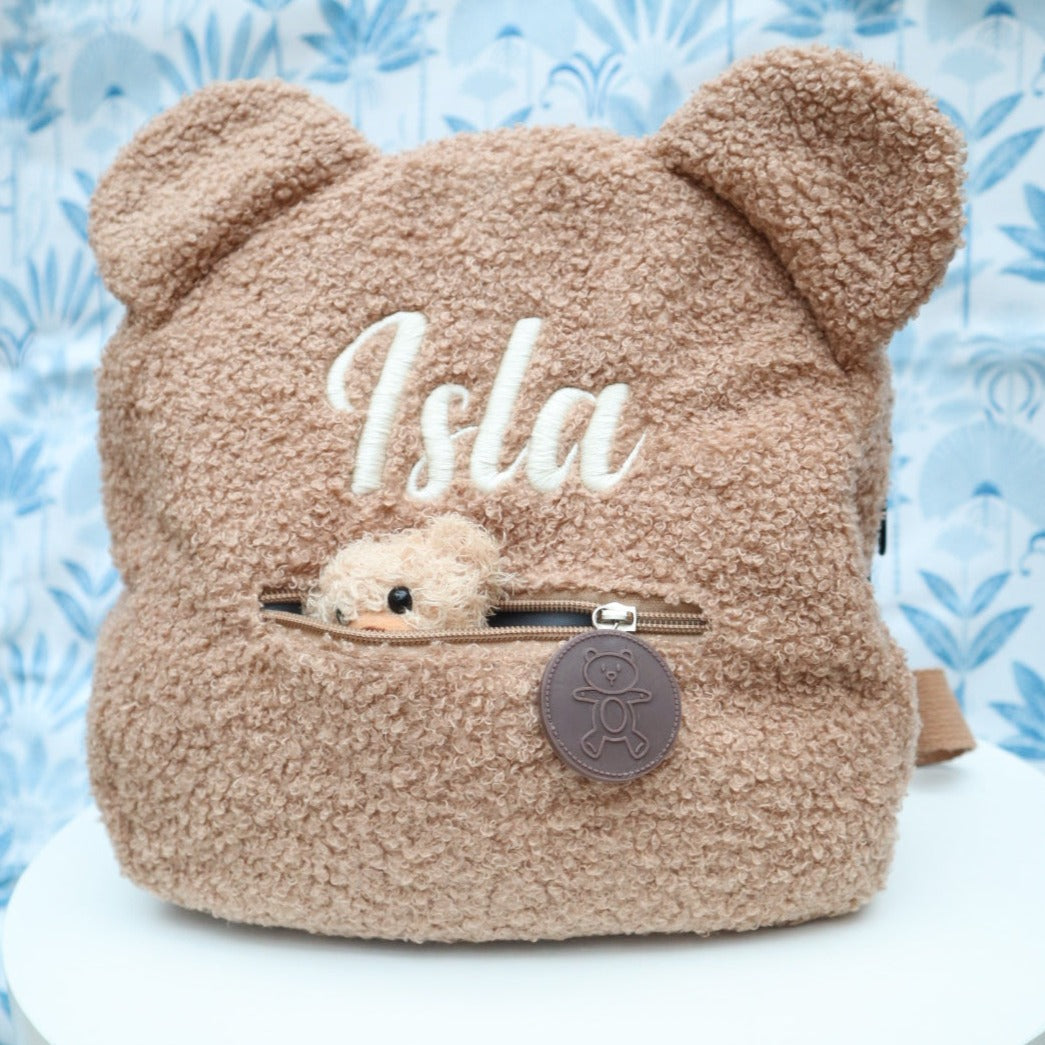 Personalised Teddy Bear Bag – Sugar Plum Baby